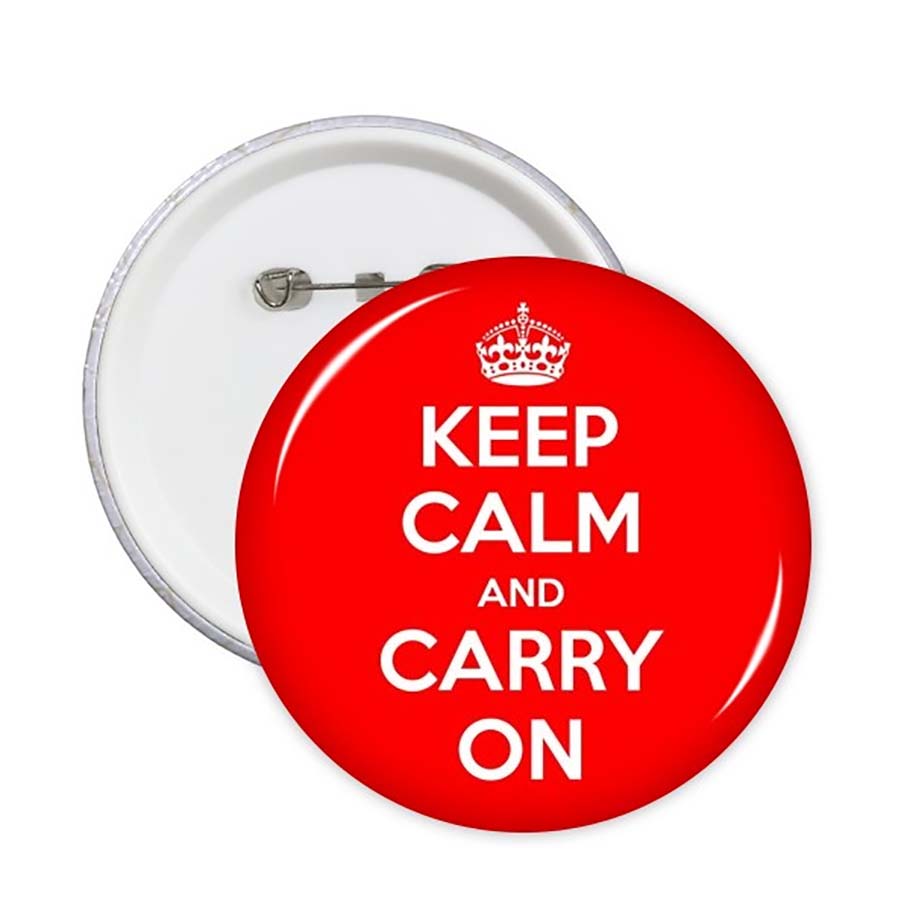 Custom Made Promotional Button Badge With Full Color Printing