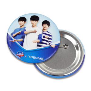 Custom Made Promotional Button Badge with Full Color Printing
