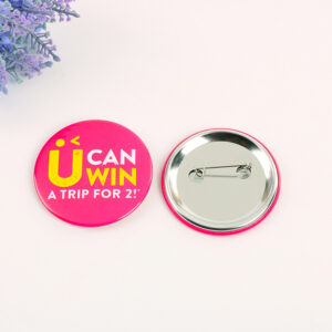 Custom Made Promotional Button Badge with Full Color Printing