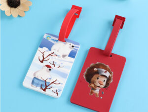 2D Soft PVC Luggage Tag - Custom & Personalize to Your Own Design