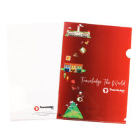 A4 Size L Shape File Folder | Custom Full Color Printing