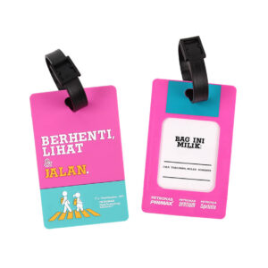 2D Soft PVC Luggage Tag - Custom & Personalize to Your Own Design