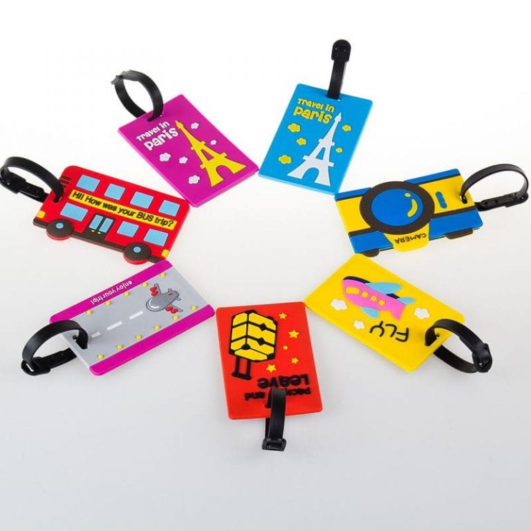 2D Soft PVC Luggage Tag - Custom & Personalize to Your Own Design