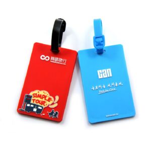 2D Soft PVC Luggage Tag - Custom & Personalize to Your Own Design