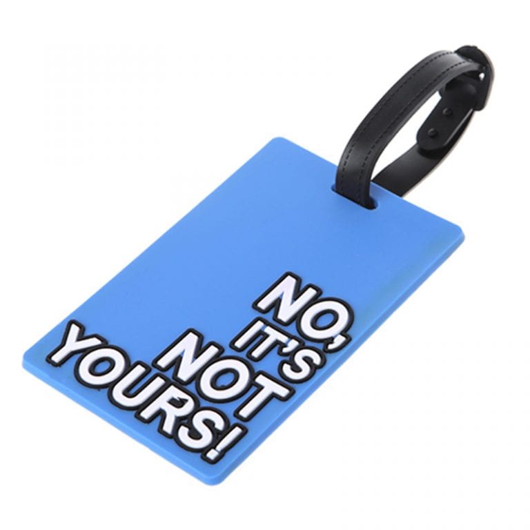 2D Soft PVC Luggage Tag - Custom & Personalize to Your Own Design