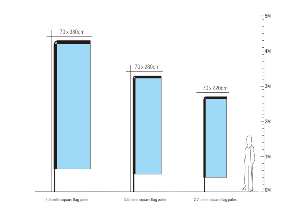 Rectangle Wind Flag Greenworks - Outdoor & Indoor Flag Banners