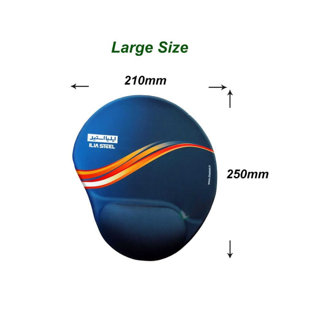 Silicone Gel Wrist Rest Mouse Pad (MP02) - with Full Color Printing Option