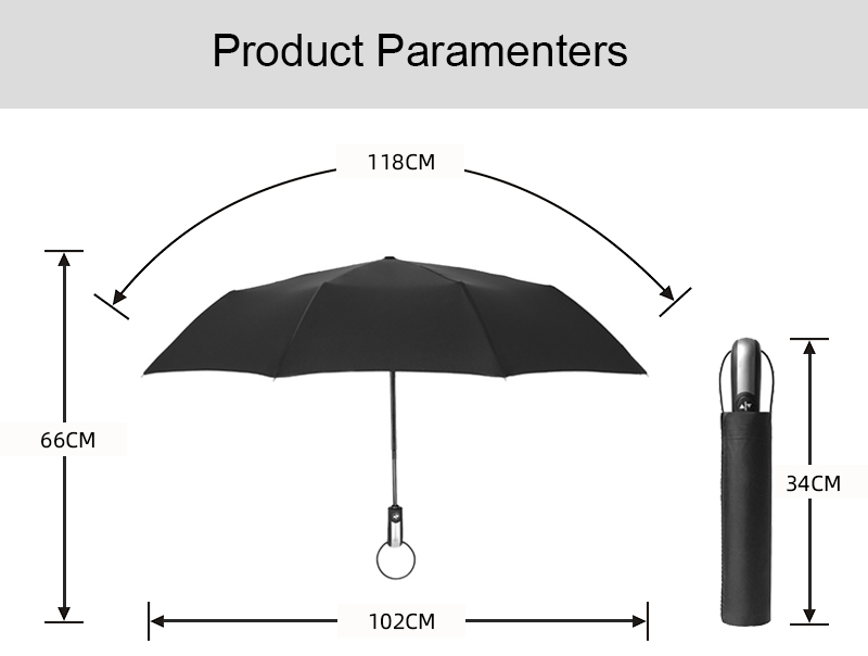 23 3 Fold Auto Open Umbrella Promotional Umbrella With Logo Printing